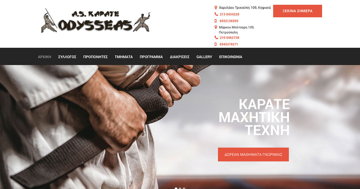 Odysseas Karate - deweb